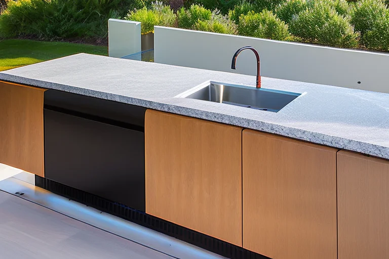 Weather-Resistant Quartz Worktops for Outdoor Kitchens - Warner Stone ...